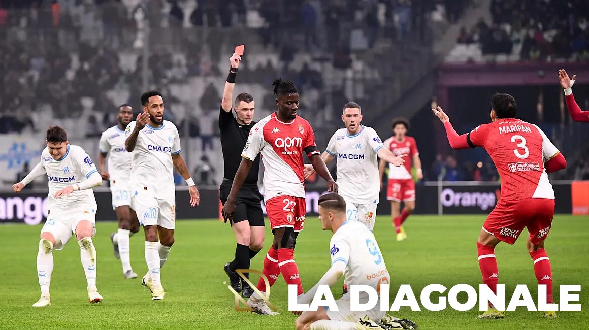 Monaco a reçu plus de 10% des cartons rouges de L1 - La Diagonale